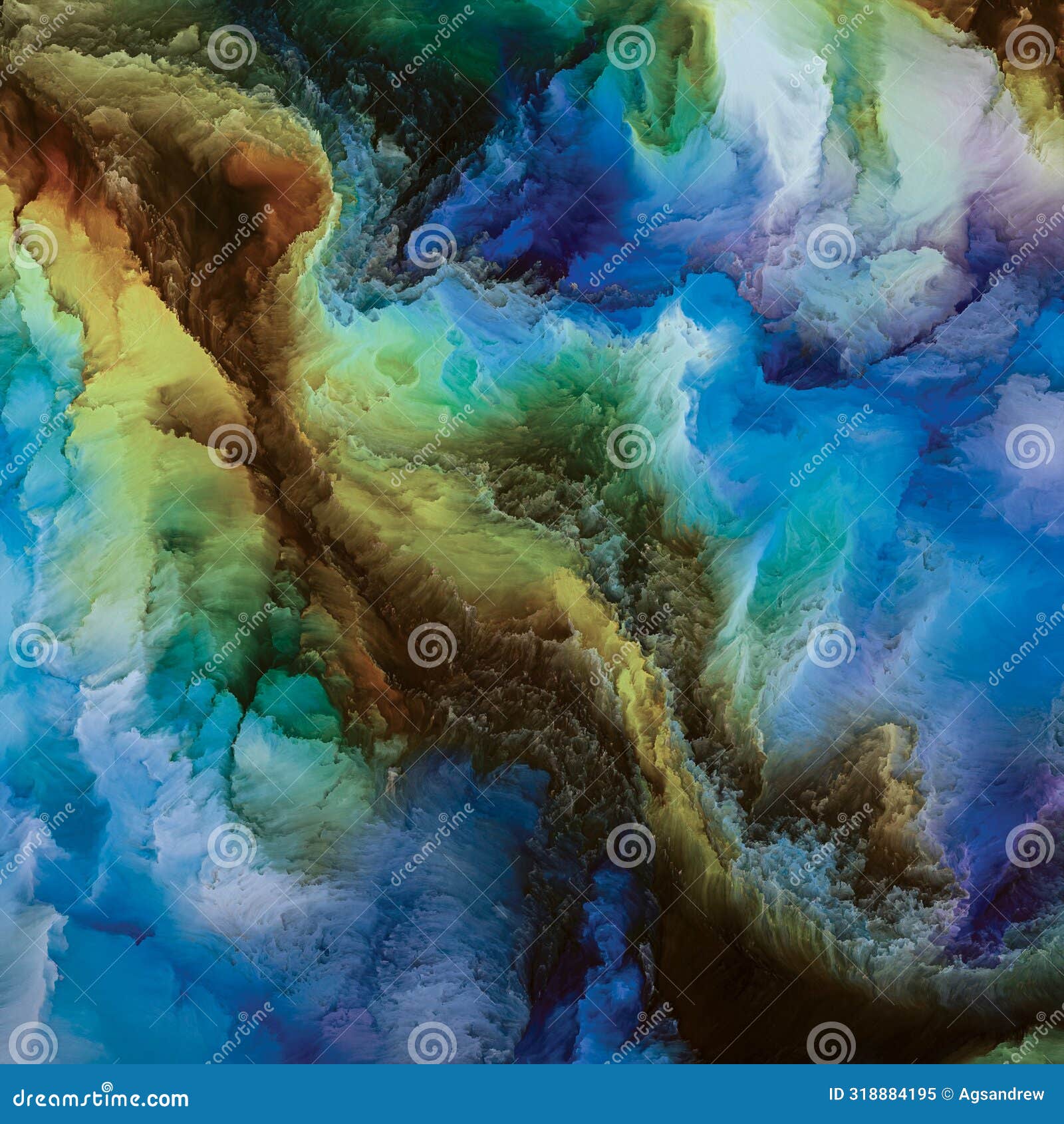 Emergence of Dynamic Textures Stock Illustration - Illustration of ...