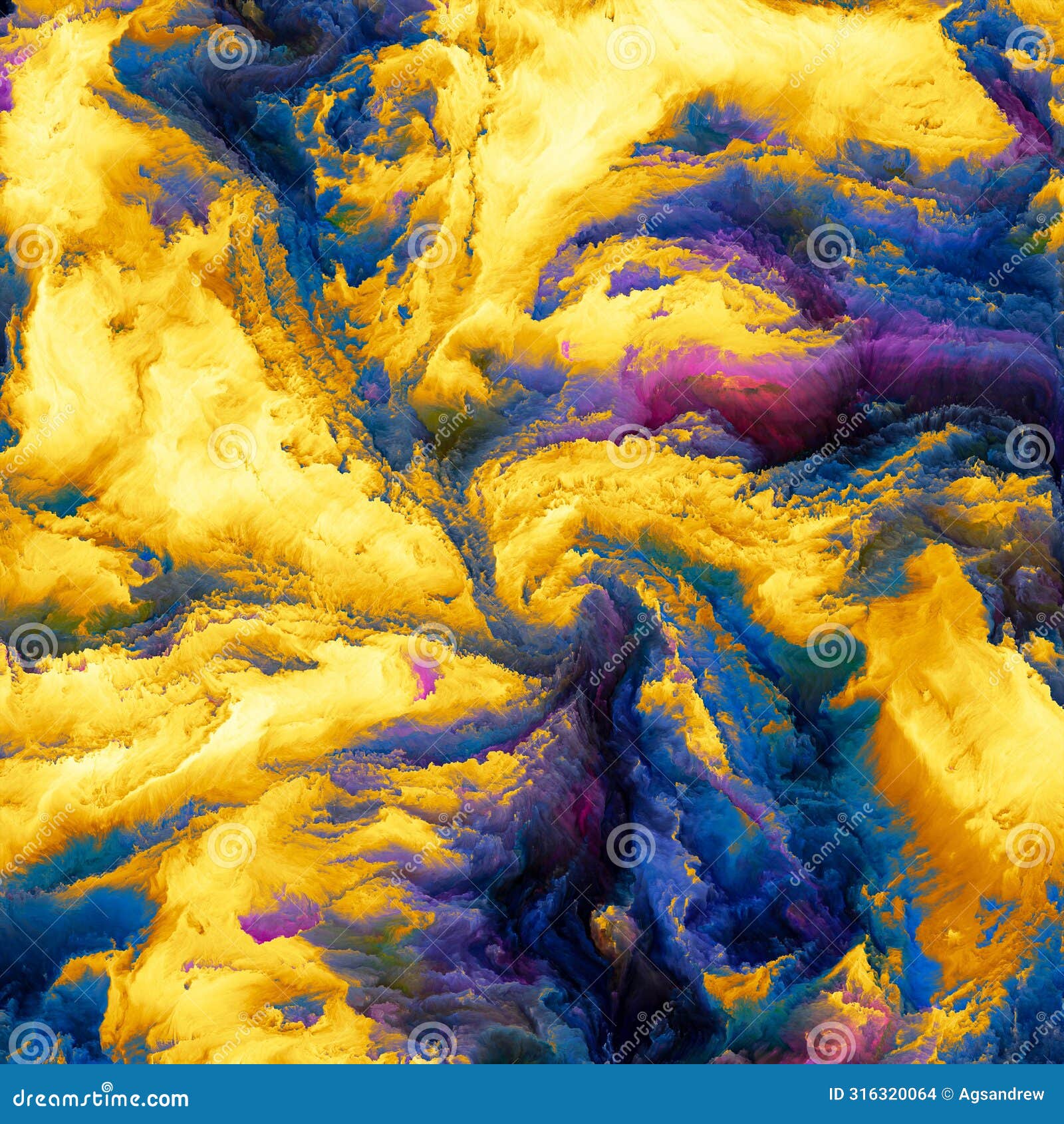 Emergence of Dynamic Textures Stock Illustration - Illustration of ...