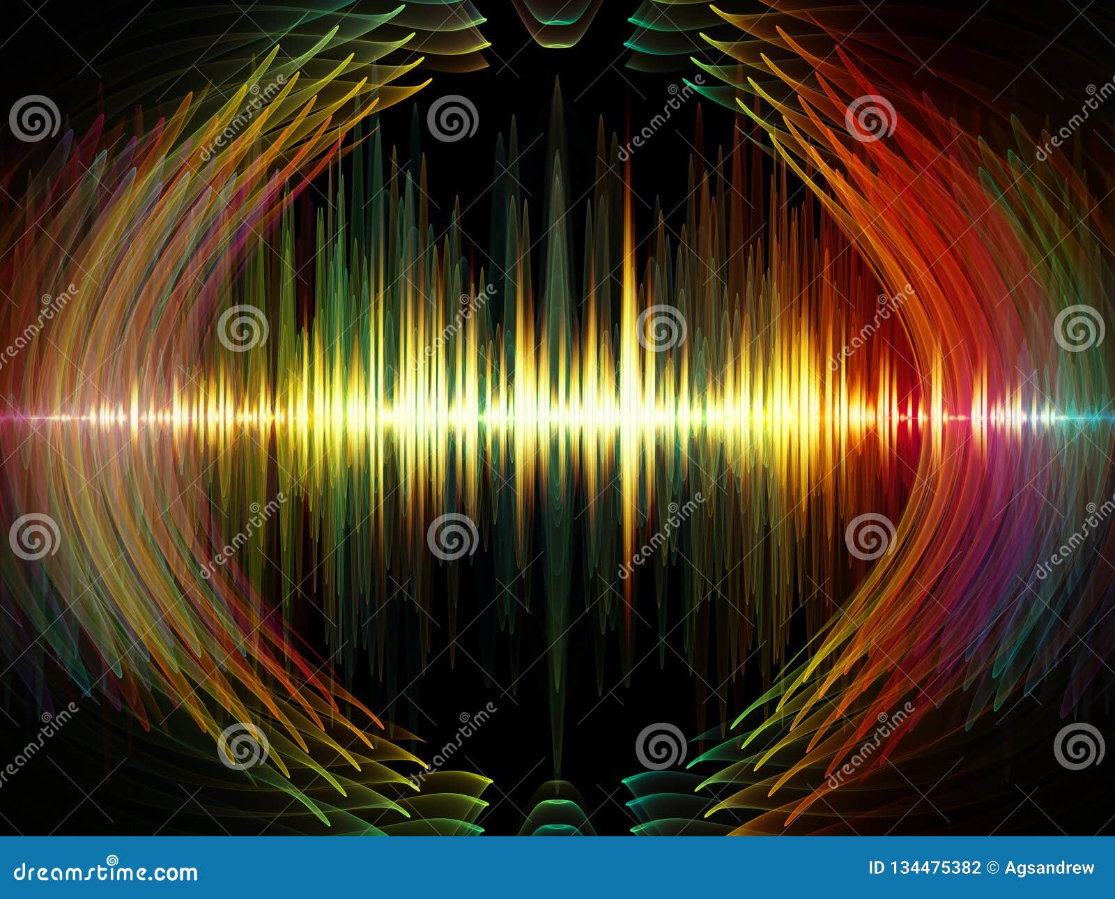 Emergence of Oscillation stock illustration. Illustration of backdrop ...