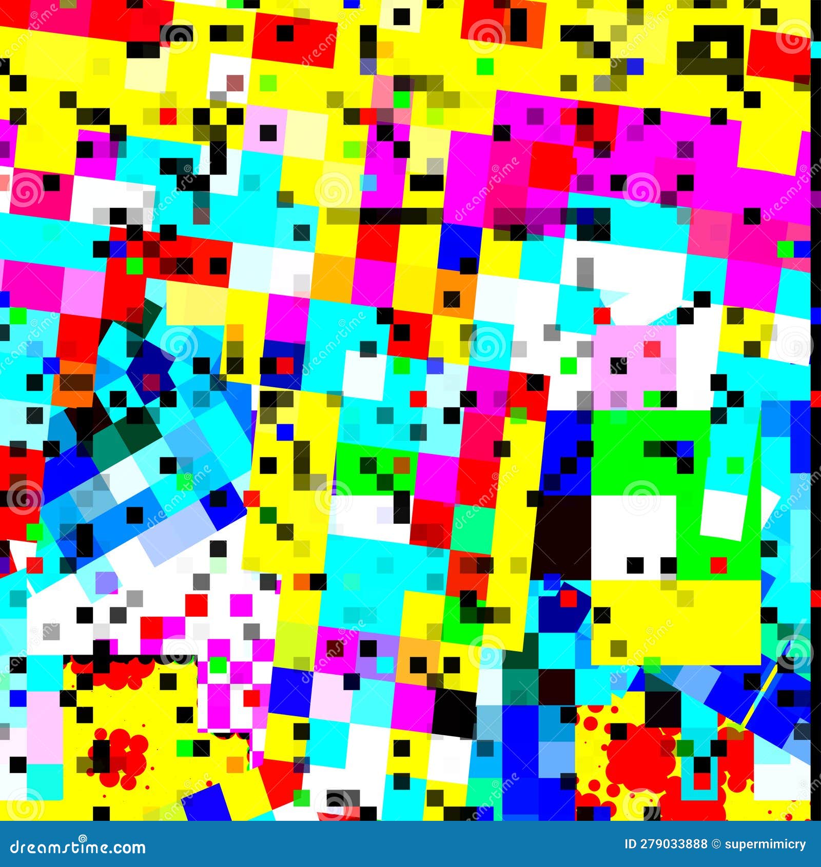 Emergence Pixel Art Background Stock Illustration - Illustration of ...