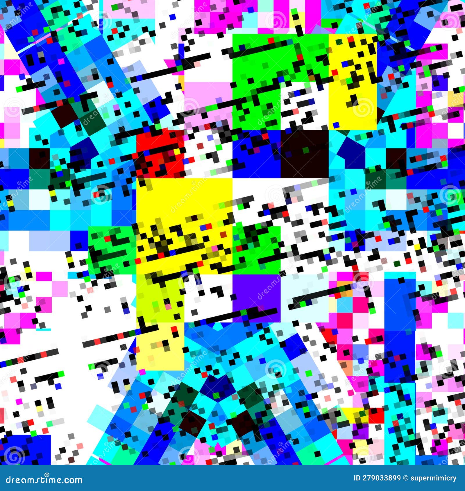 Emergence Pixel Art Background Stock Illustration - Illustration of ...