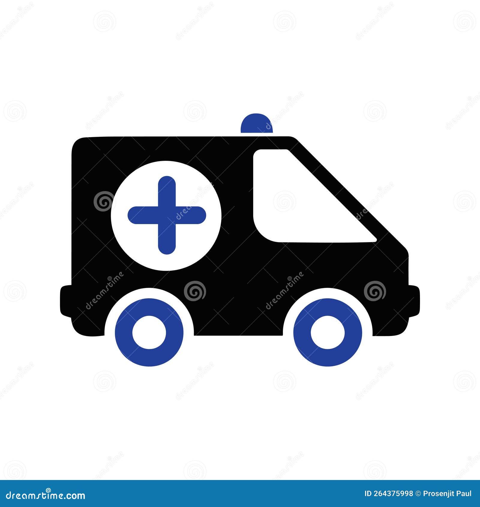 Emergency Ambulance Service Icon Stock Vector - Illustration of symbol ...