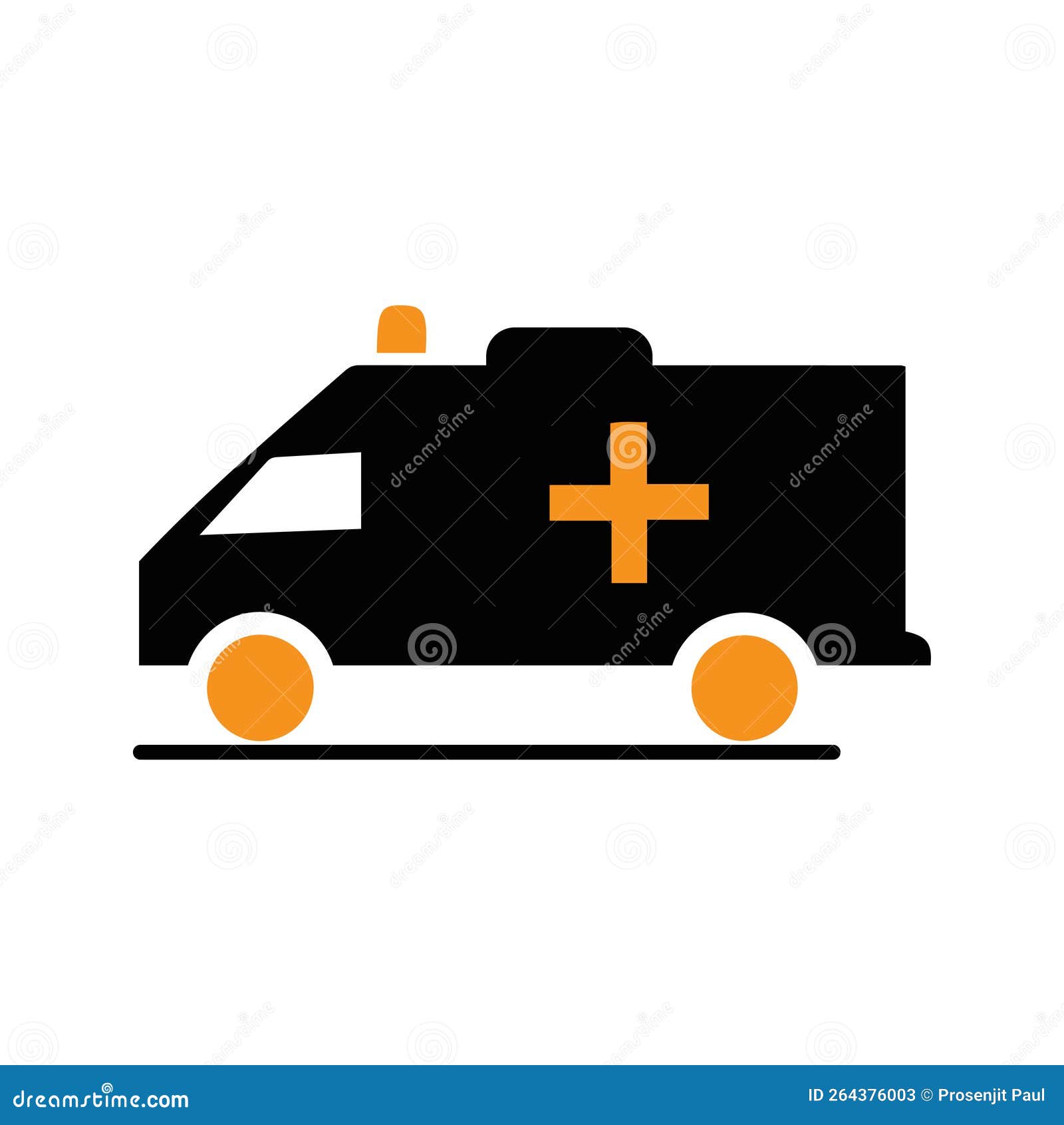 Emergency Ambulance Service Icon Stock Vector - Illustration of ...