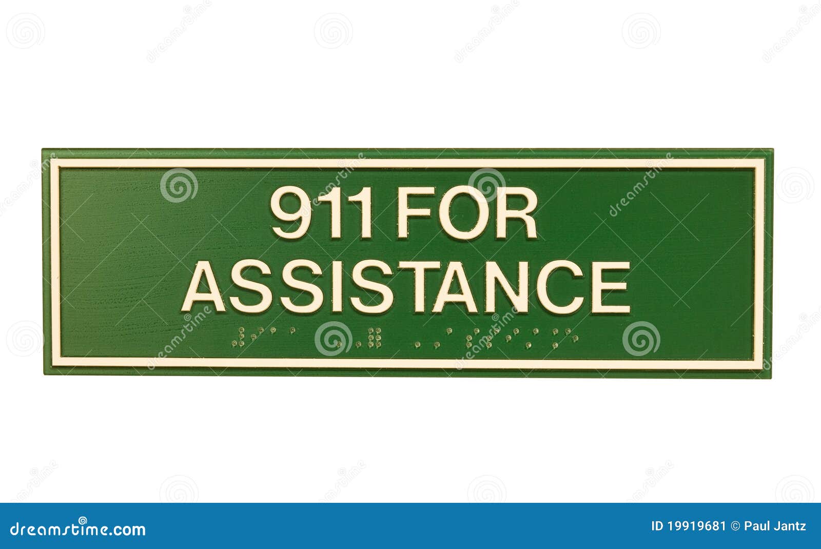 Emergency assistance sign stock image. Image of clipping - 19919681