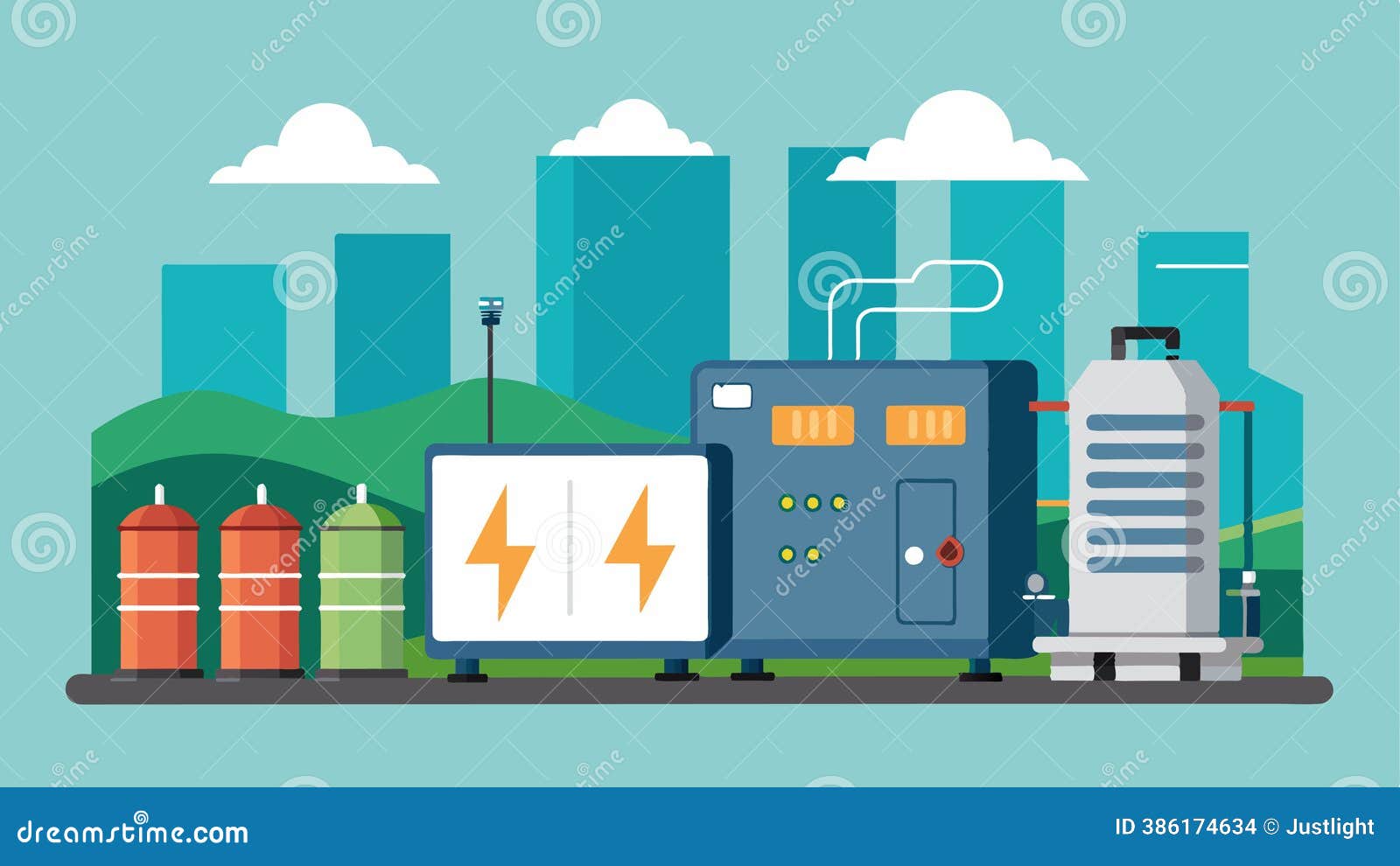 Power Outages Banners On A Black Background And White Background With ...