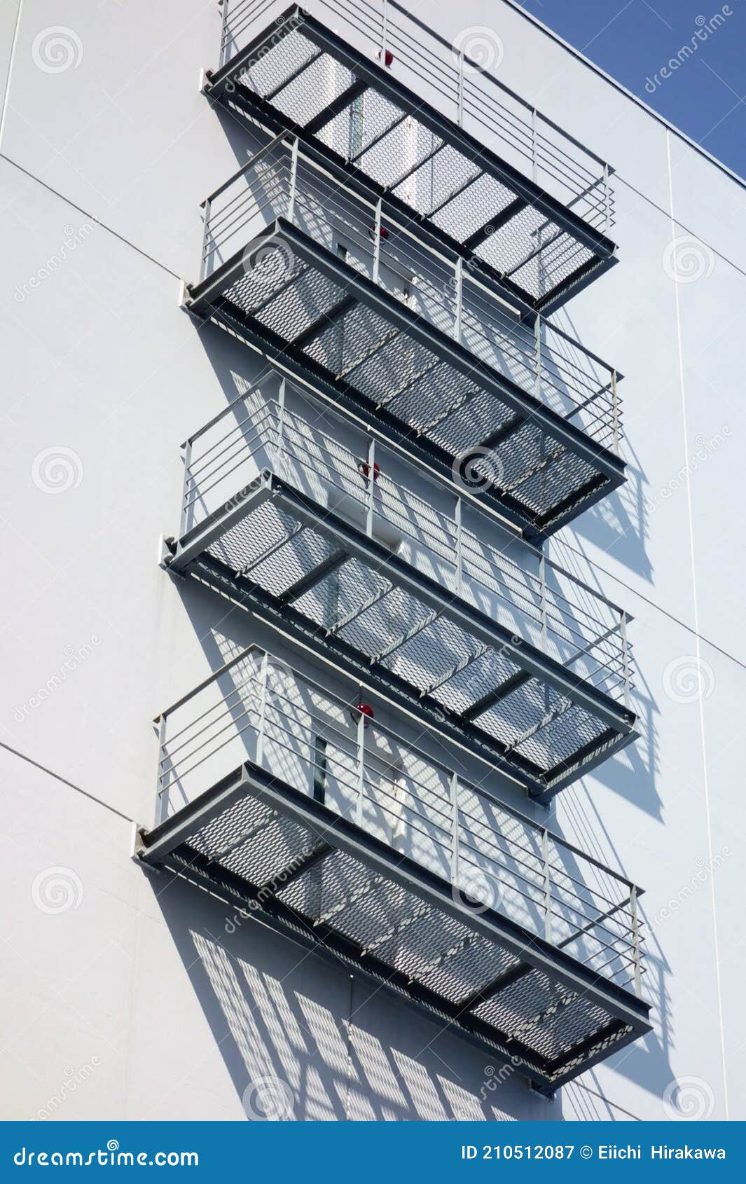 Emergency Balcony Container Stock Image - Image of building, pattern ...