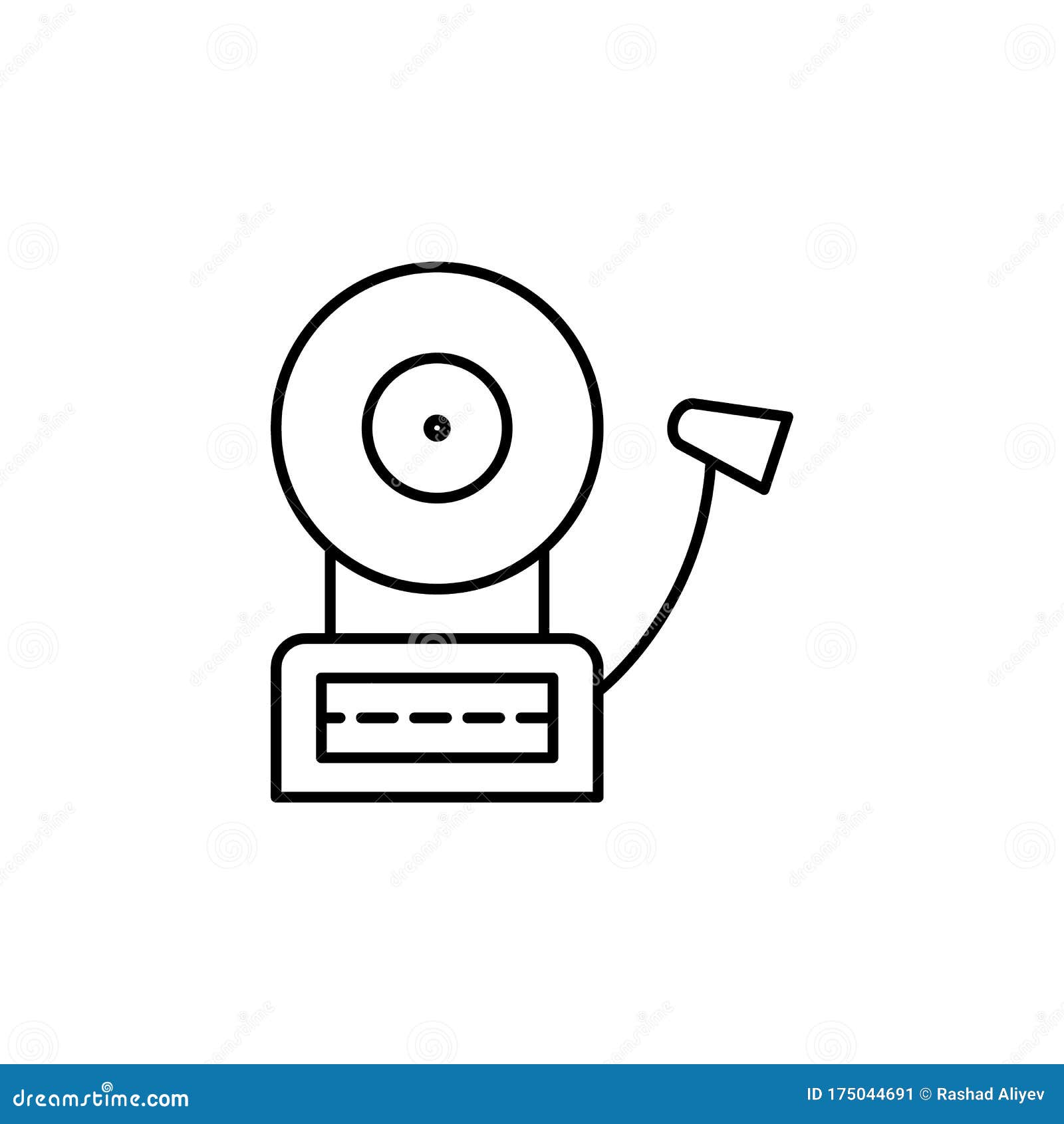 Emergency, Bell Icon. Simple Line, Outline Vector Elements of Safety at ...