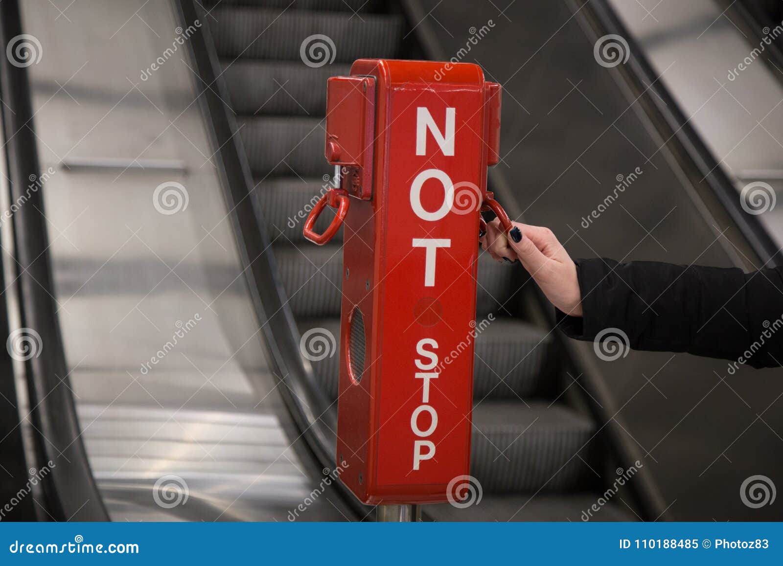 Female Hand Pulling Emergency Brake Stock Image - Image of fire, brake ...