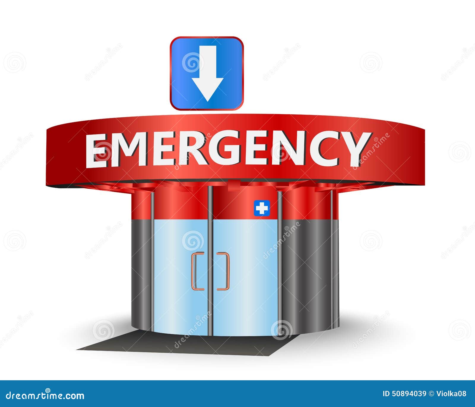 Emergency building stock illustration. Illustration of doctors - 50894039