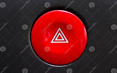 Emergency button stock photo. Image of triangle, press - 1001228