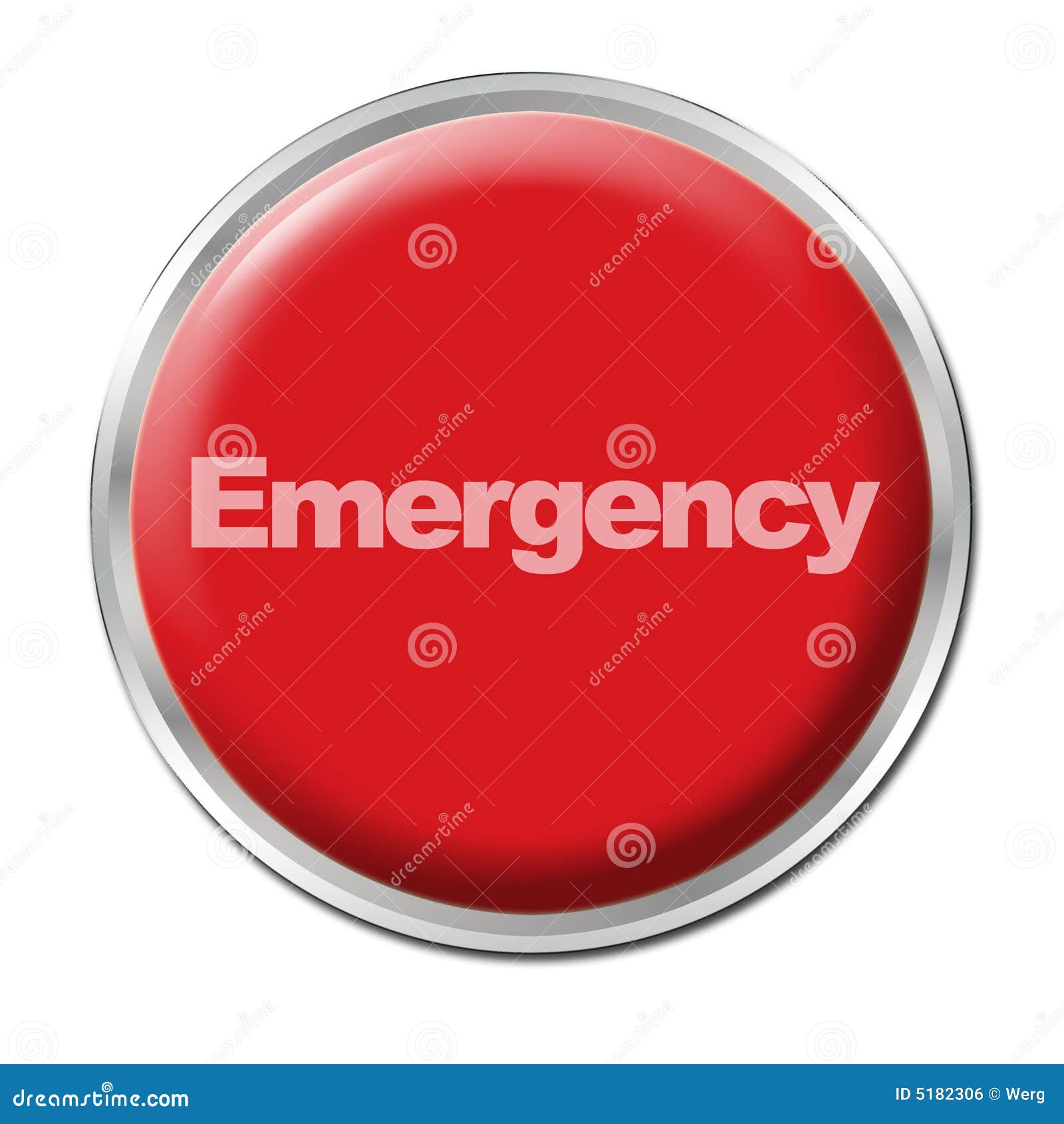Emergency Button stock illustration. Illustration of action - 5182306