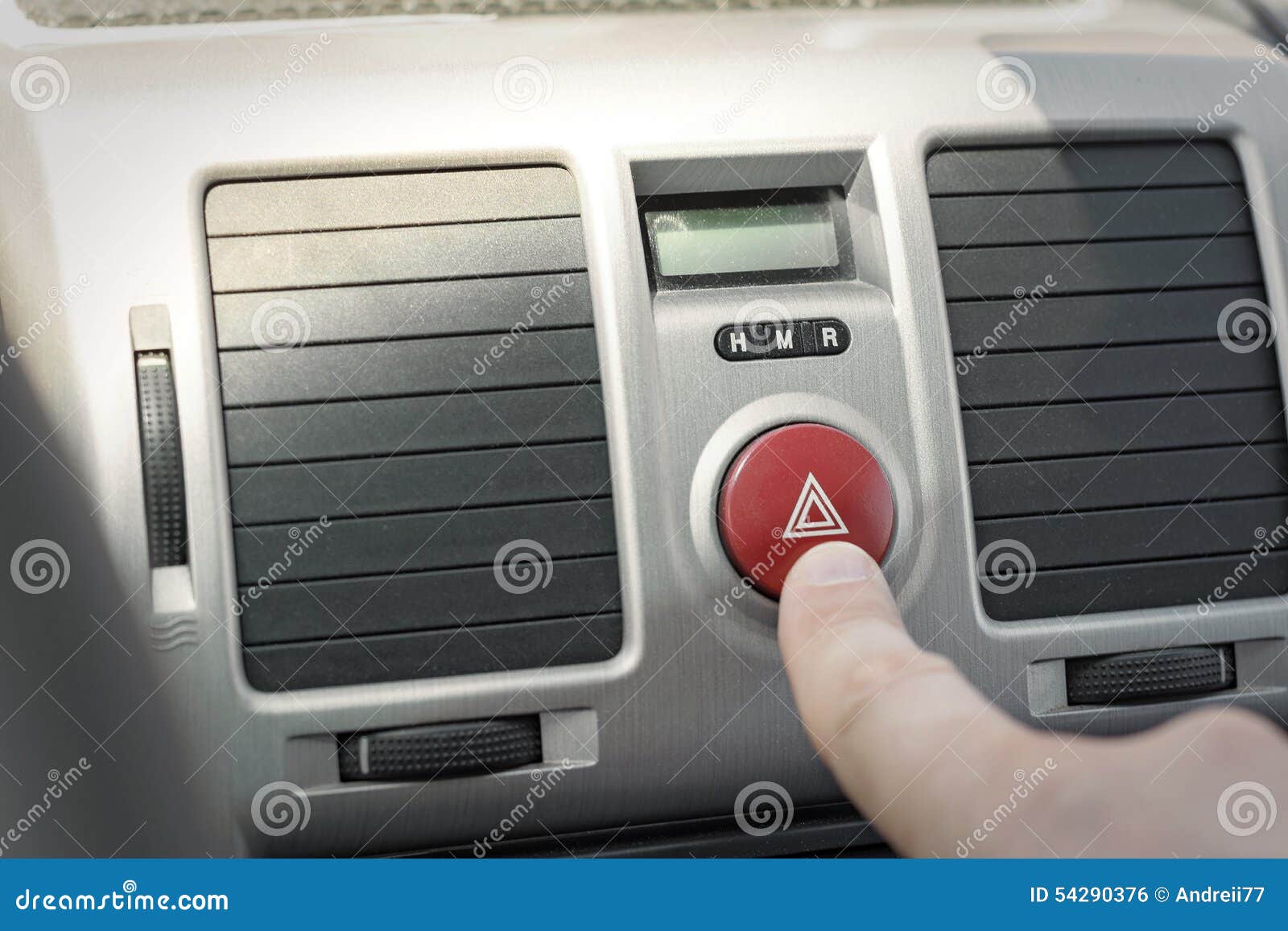 Emergency button Car stock photo. Image of concepts, hand - 54290376