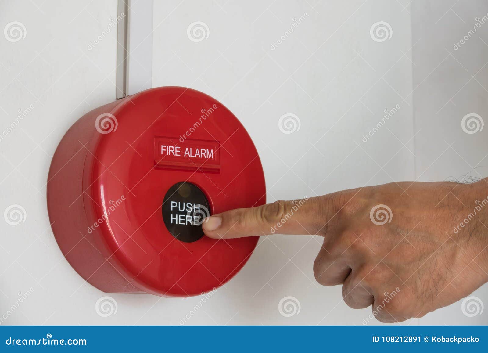 Emergency button color Red stock image. Image of safety - 108212891