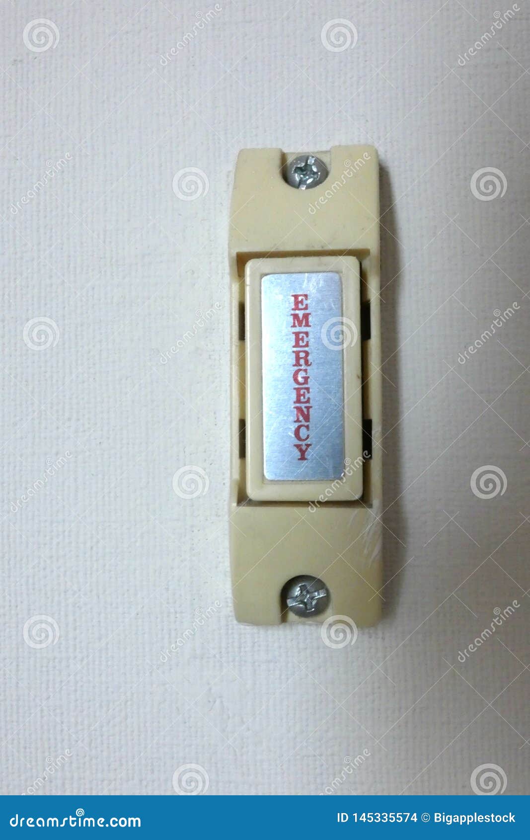 Emergency Button stock photo. Image of alarm, prevention - 145335574