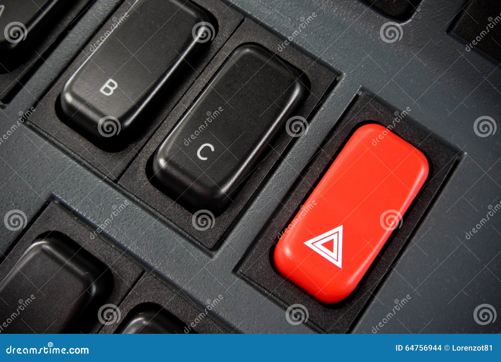 Emergency Button in Event of Accident Stock Photo - Image of emergency ...