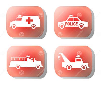 Emergency Button Illustration Stock Illustration - Illustration of ...