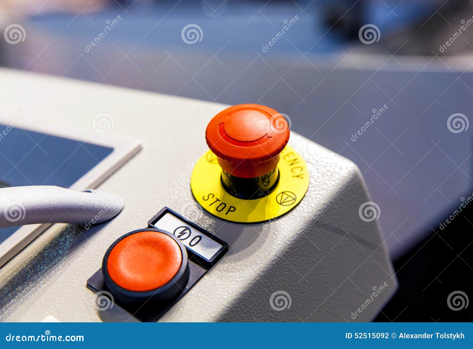 Emergency button stock photo. Image of technology, production - 52515092