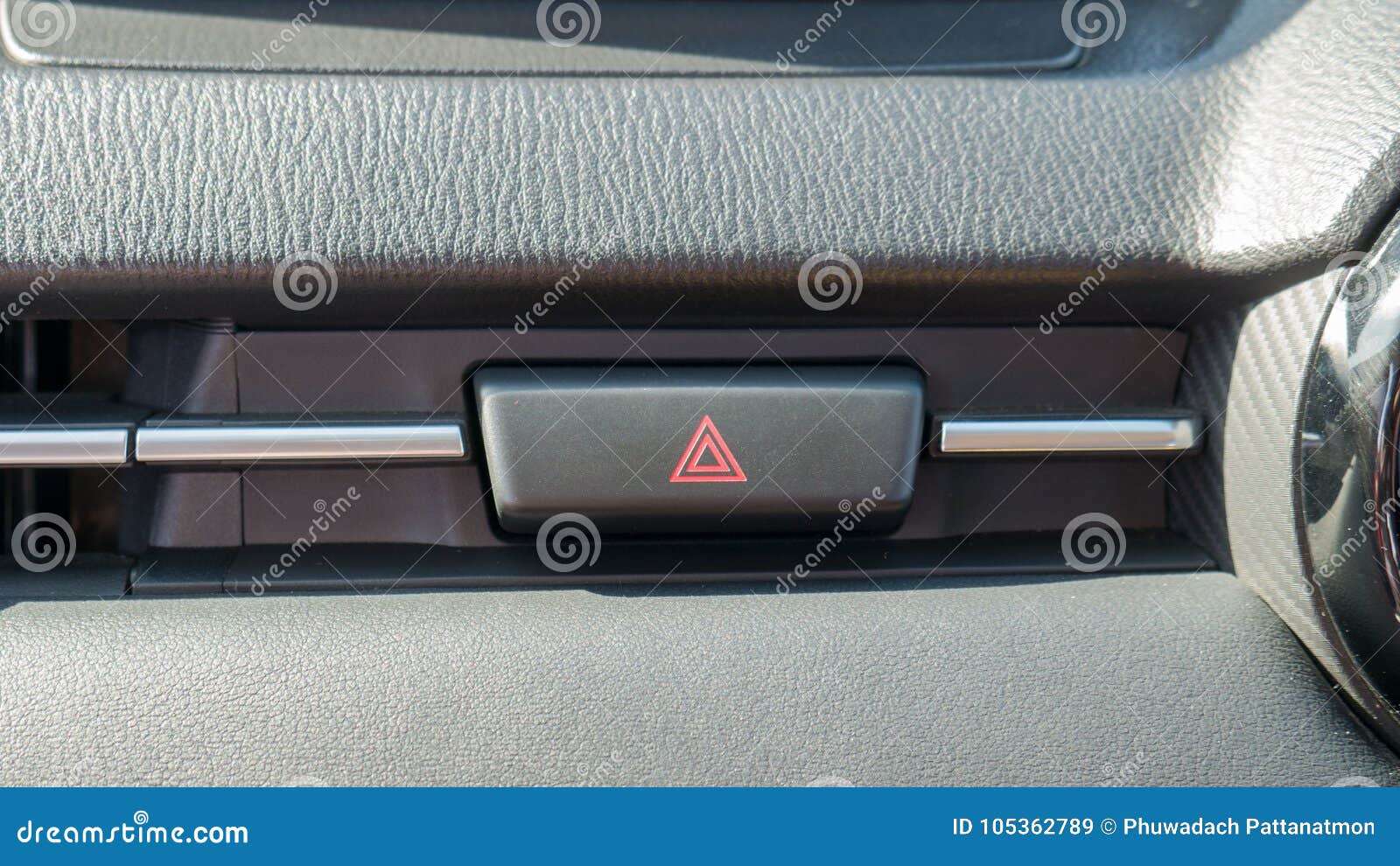 Emergency Button on Modern Car. Stock Image - Image of alarm, push ...