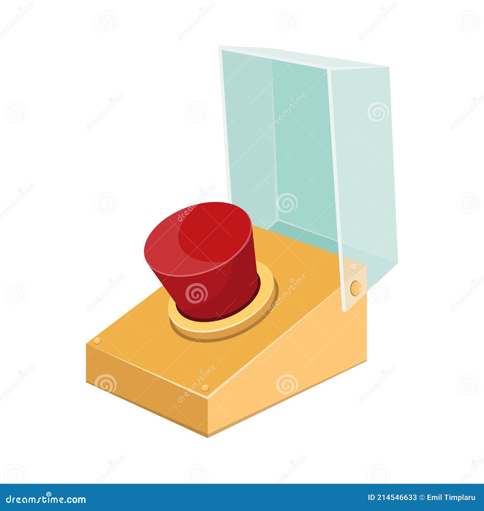 Emergency Button Vector Design Illustration Stock Vector - Illustration ...