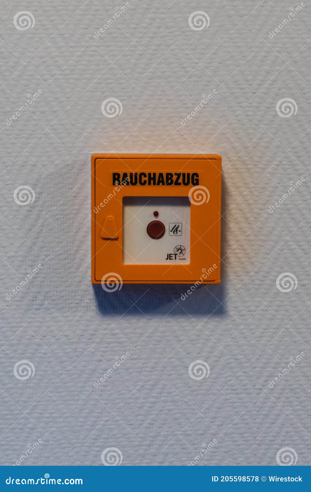 Emergency Button To Start the Smoke Vent Stock Photo - Image of ...