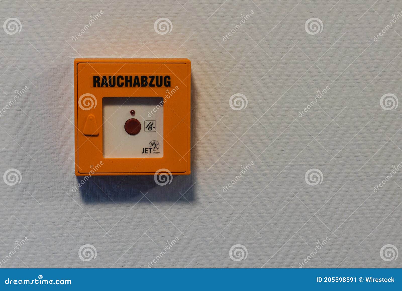 Emergency Button To Start the Smoke Vent Stock Image - Image of safety ...