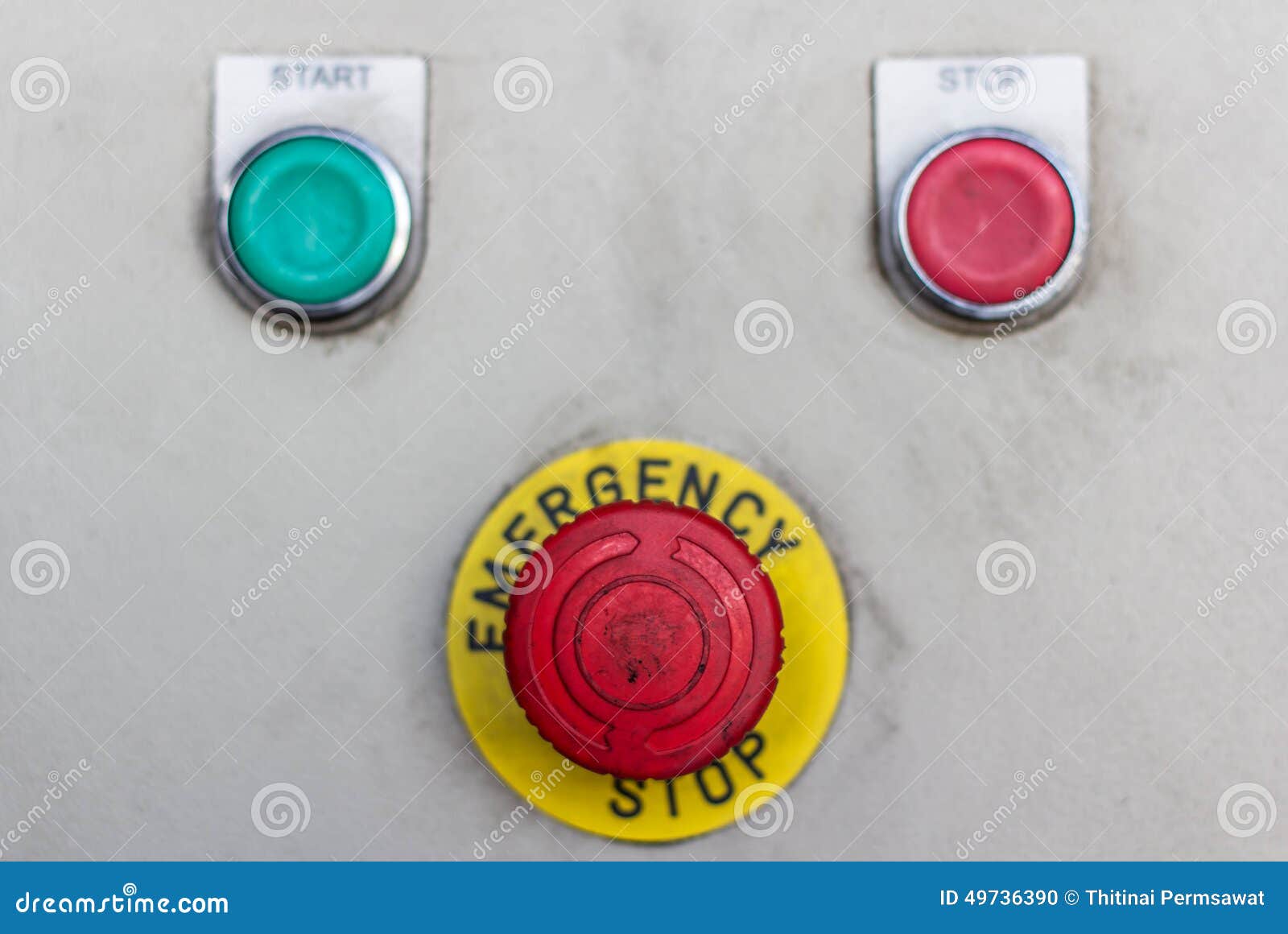 Emergency button stock photo. Image of security, safety - 49736390