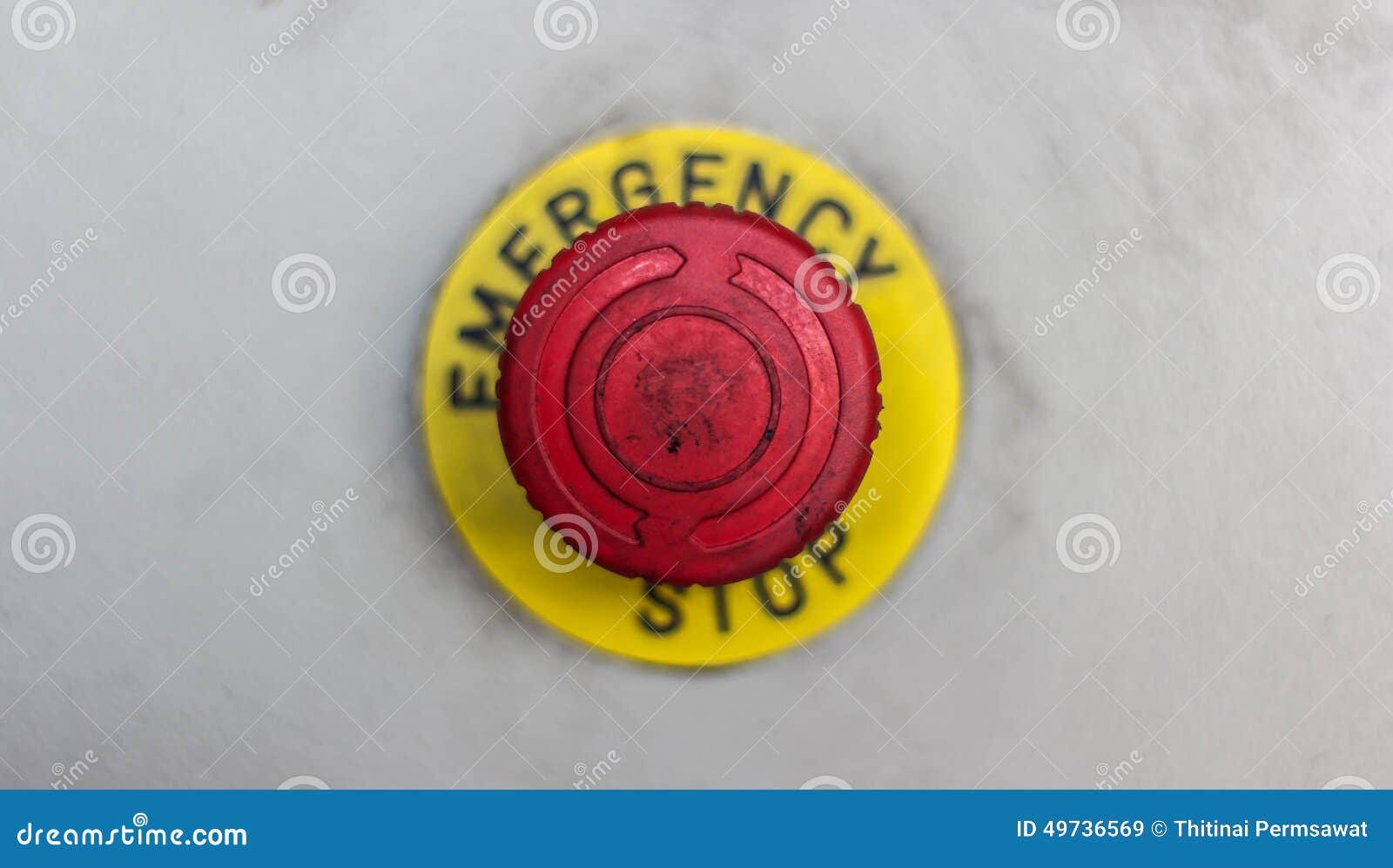 Emergency button stock image. Image of isolated, round - 49736569