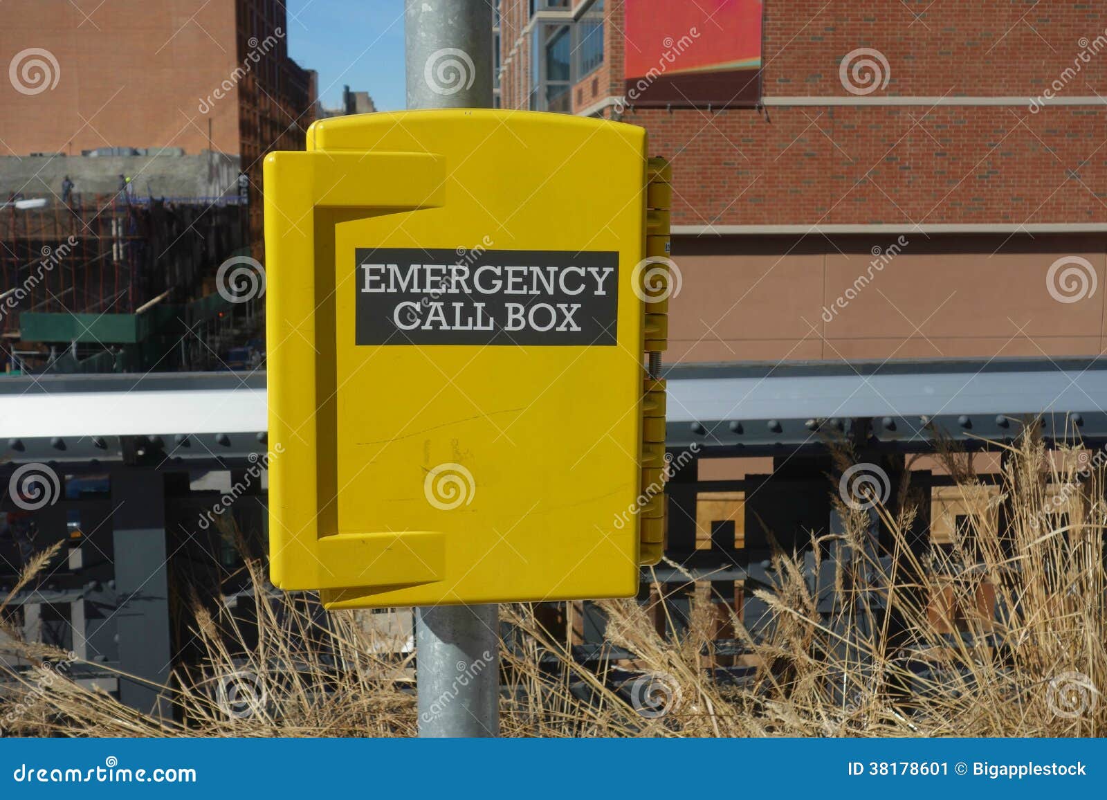 Emergency Call Box stock image. Image of buzz, outdoors - 38178601