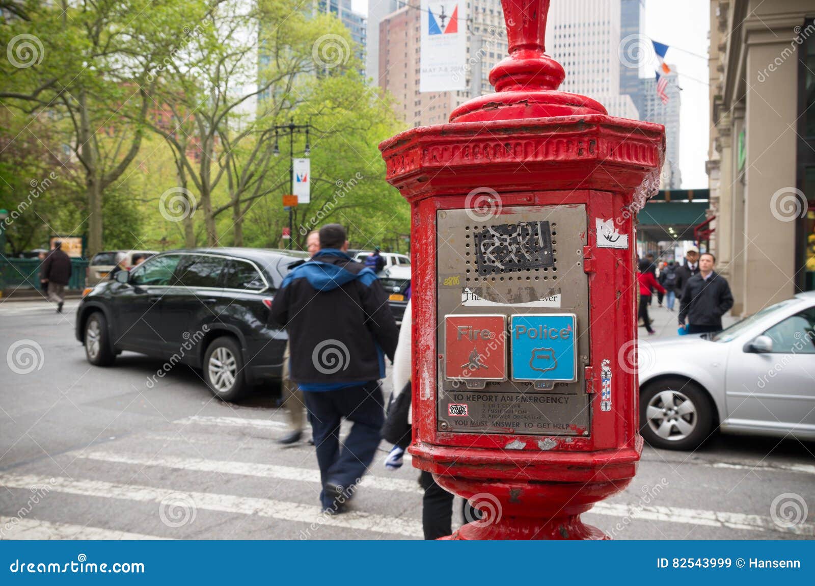 Emergency call-box editorial stock image. Image of public - 82543999