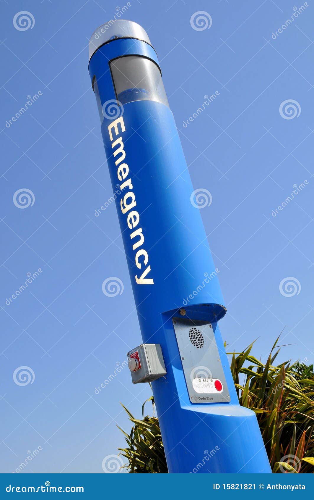 Emergency Call Box Station stock image. Image of customized - 15821821