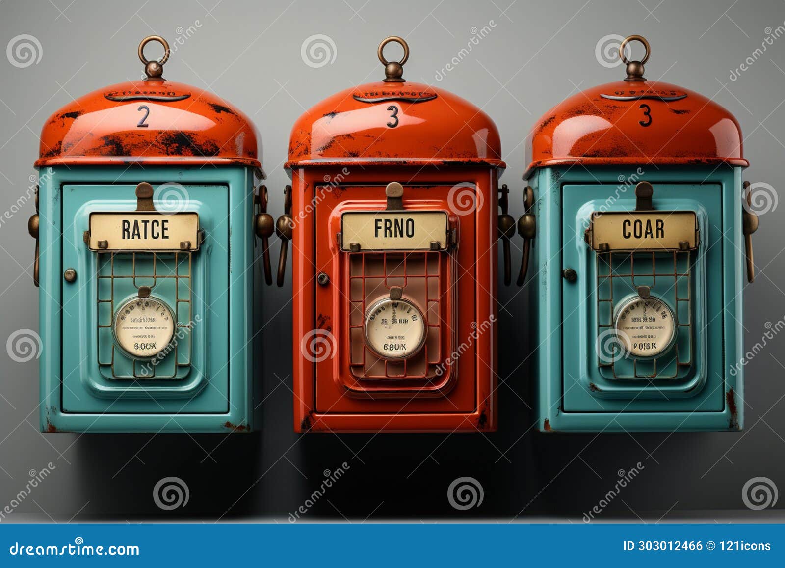 Emergency Call Boxes on White Background Stock Illustration ...