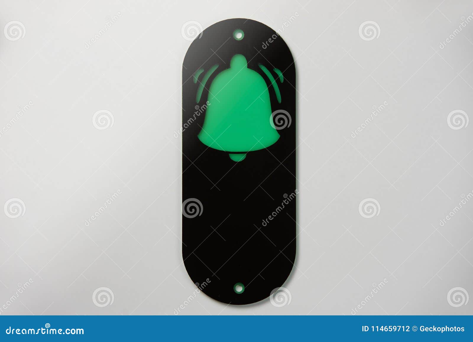 Emergency Call Button on a White Background Stock Photo - Image of ...