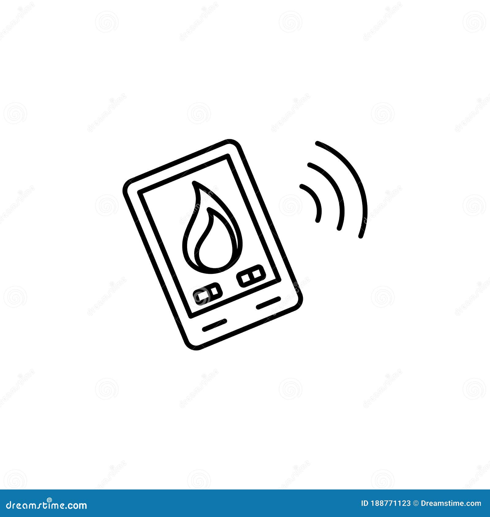 Emergency Call, Firefighter Icon. Element of Firefighter Icon Stock ...