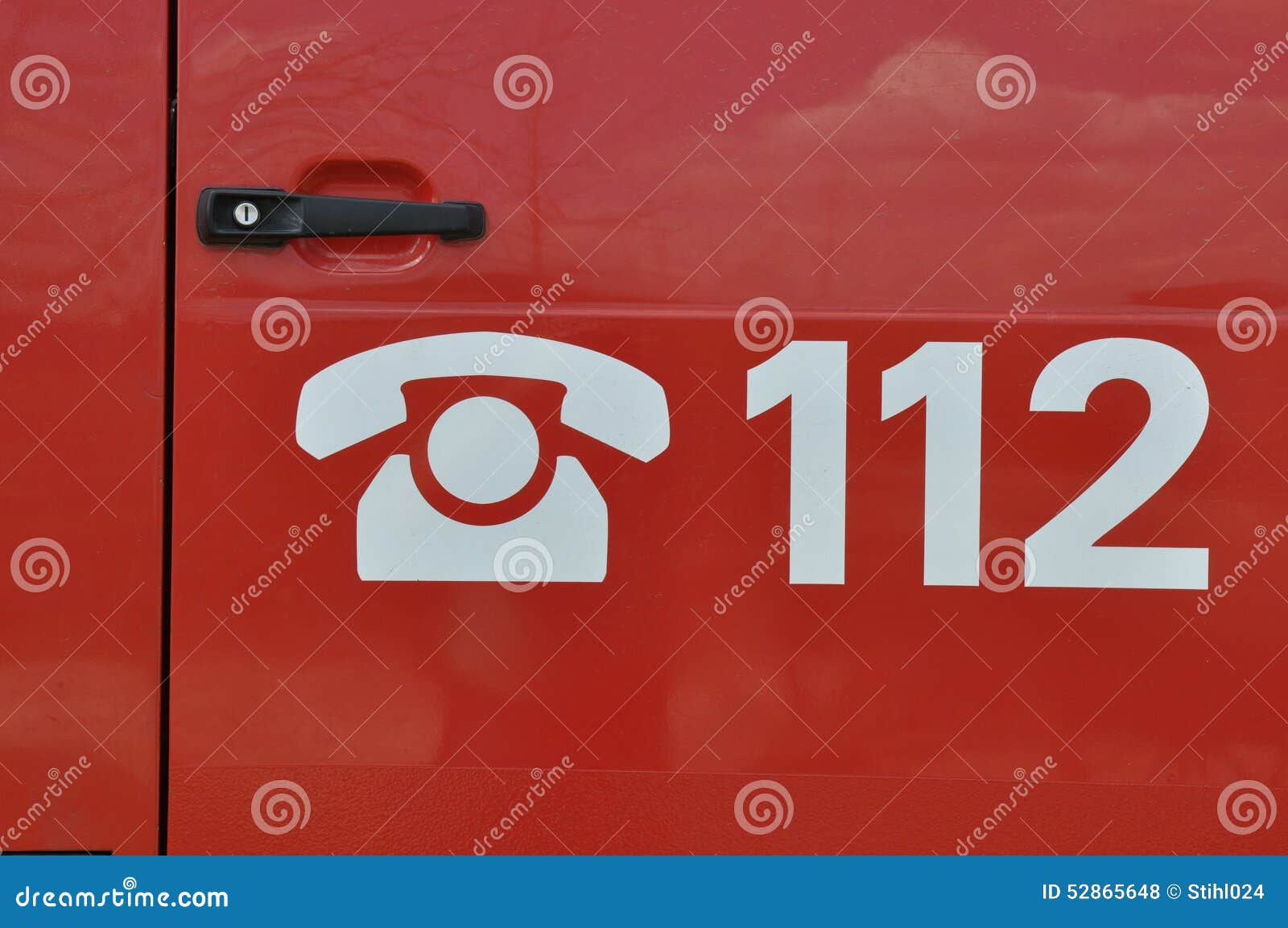 Emergency call 112 stock photo. Image of telephone, medic - 52865648