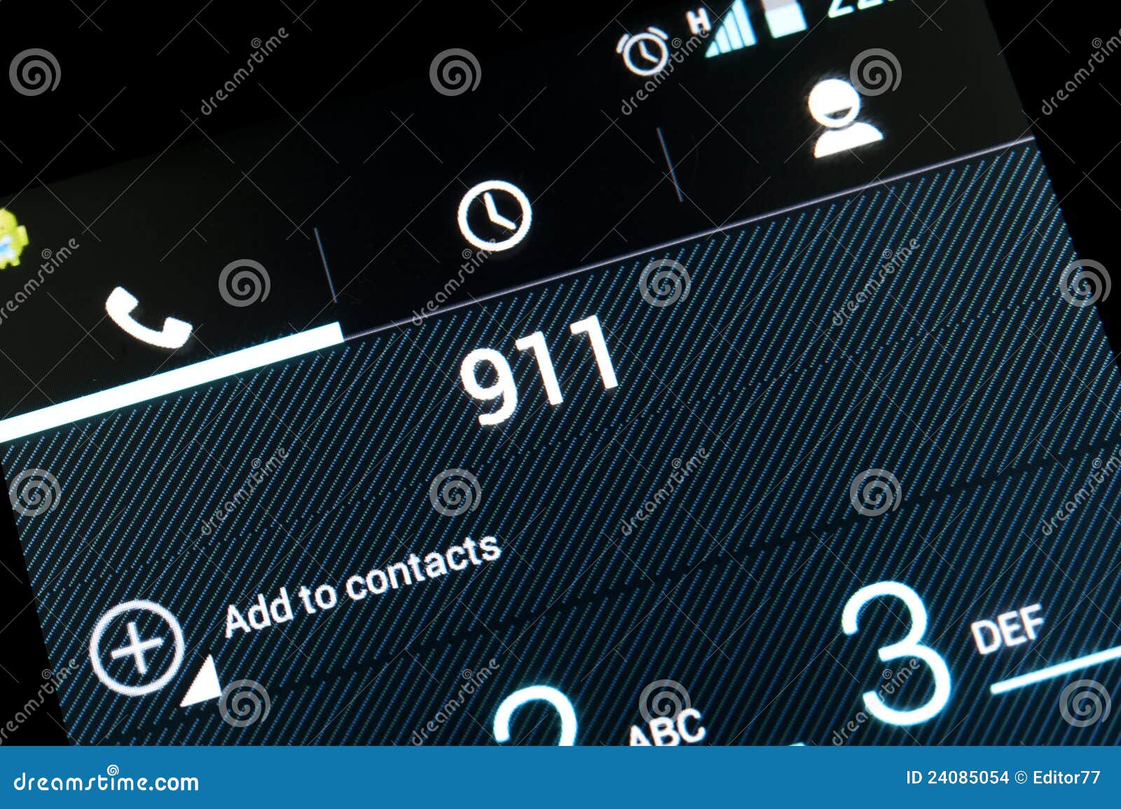 Emergency Call. Help Needed Stock Photo - Image of numbers, modern ...