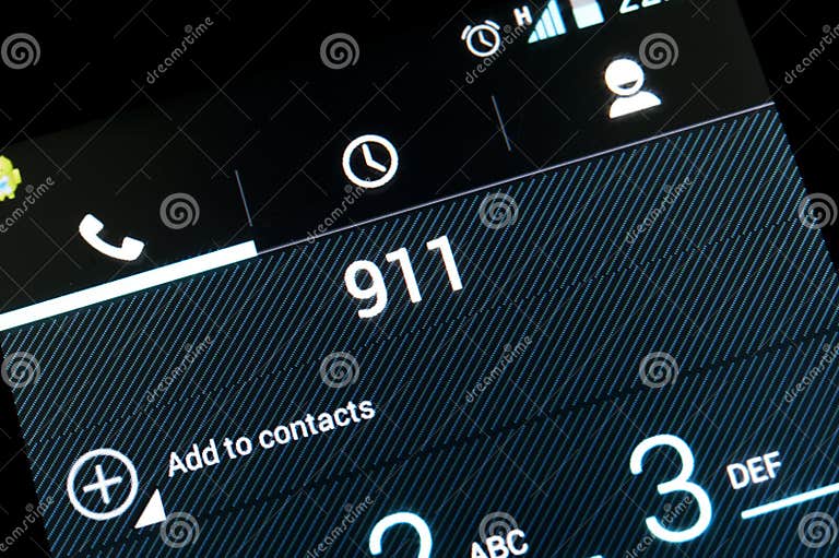 Emergency Call. Help Needed Stock Photo - Image of numbers, modern ...