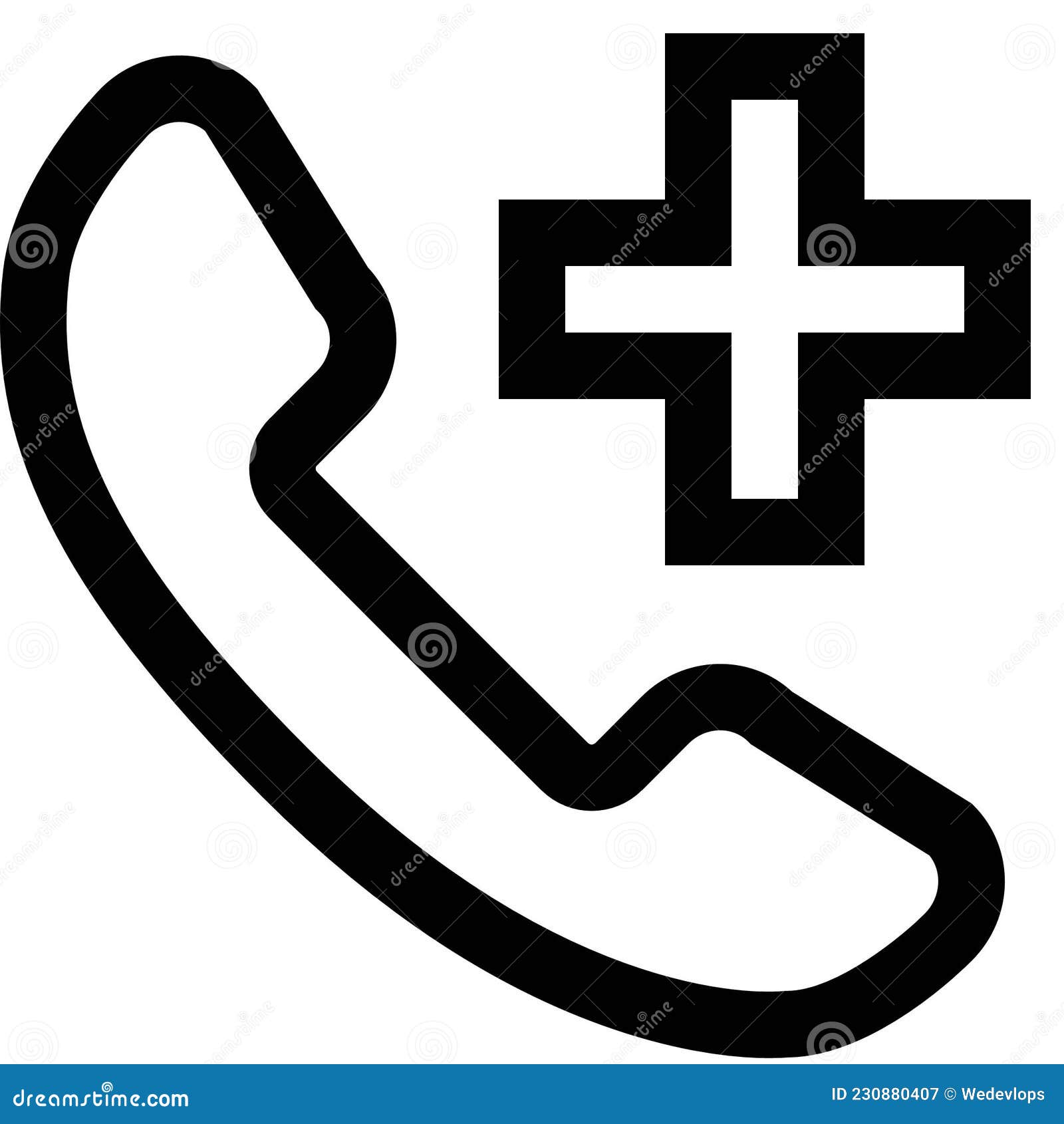 Emergency call icon stock image. Illustration of font - 230880407