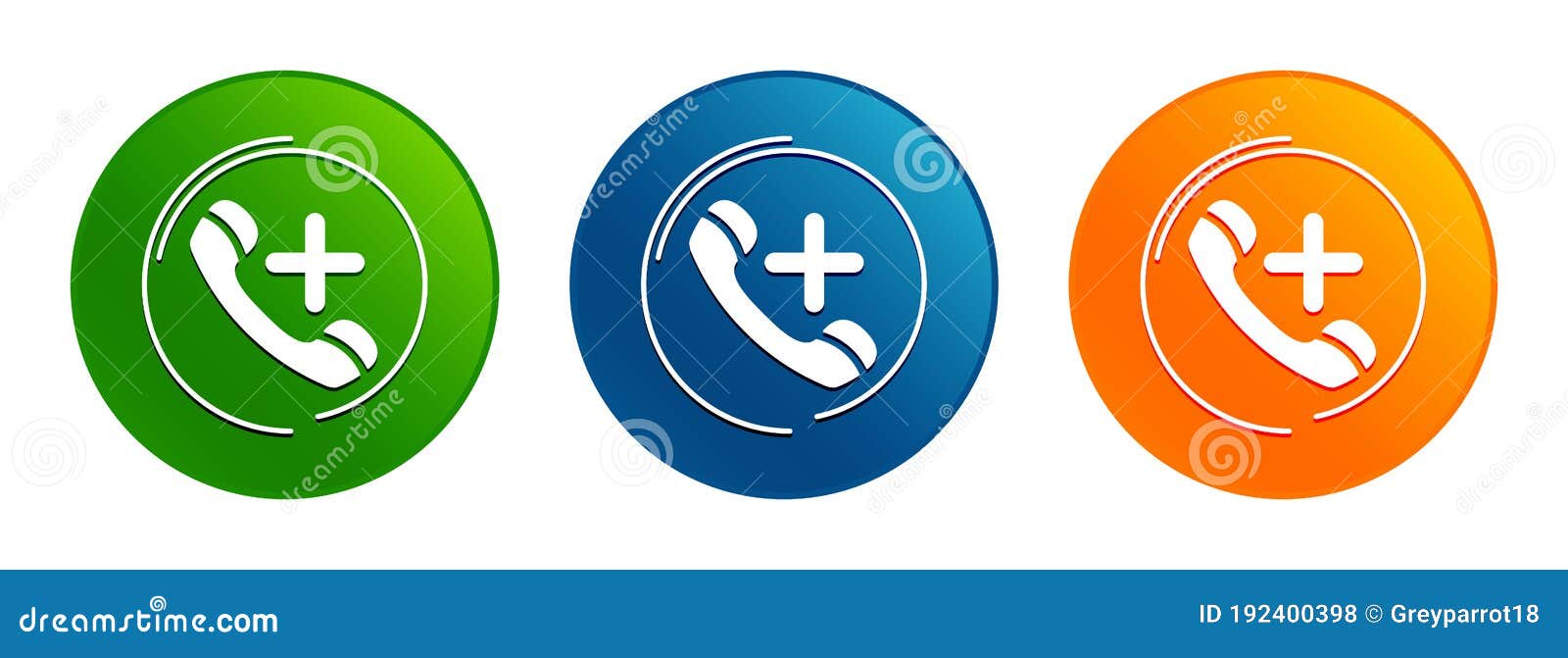 Emergency Call Icon Liquid Design Round Button Set Illustration Stock ...