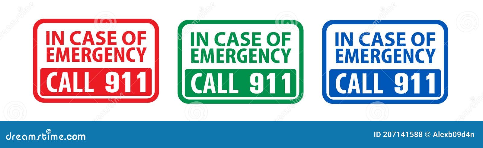 Emergency call sign stock vector. Illustration of medic - 207141588