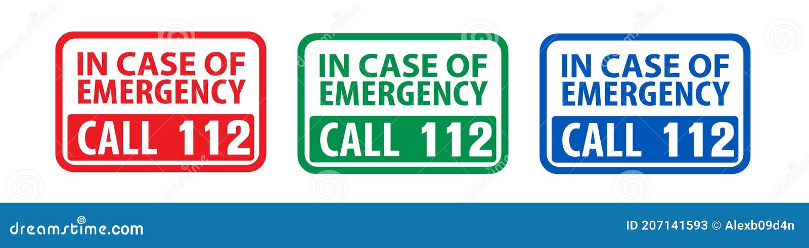 Emergency call sign stock vector. Illustration of rescue - 207141593