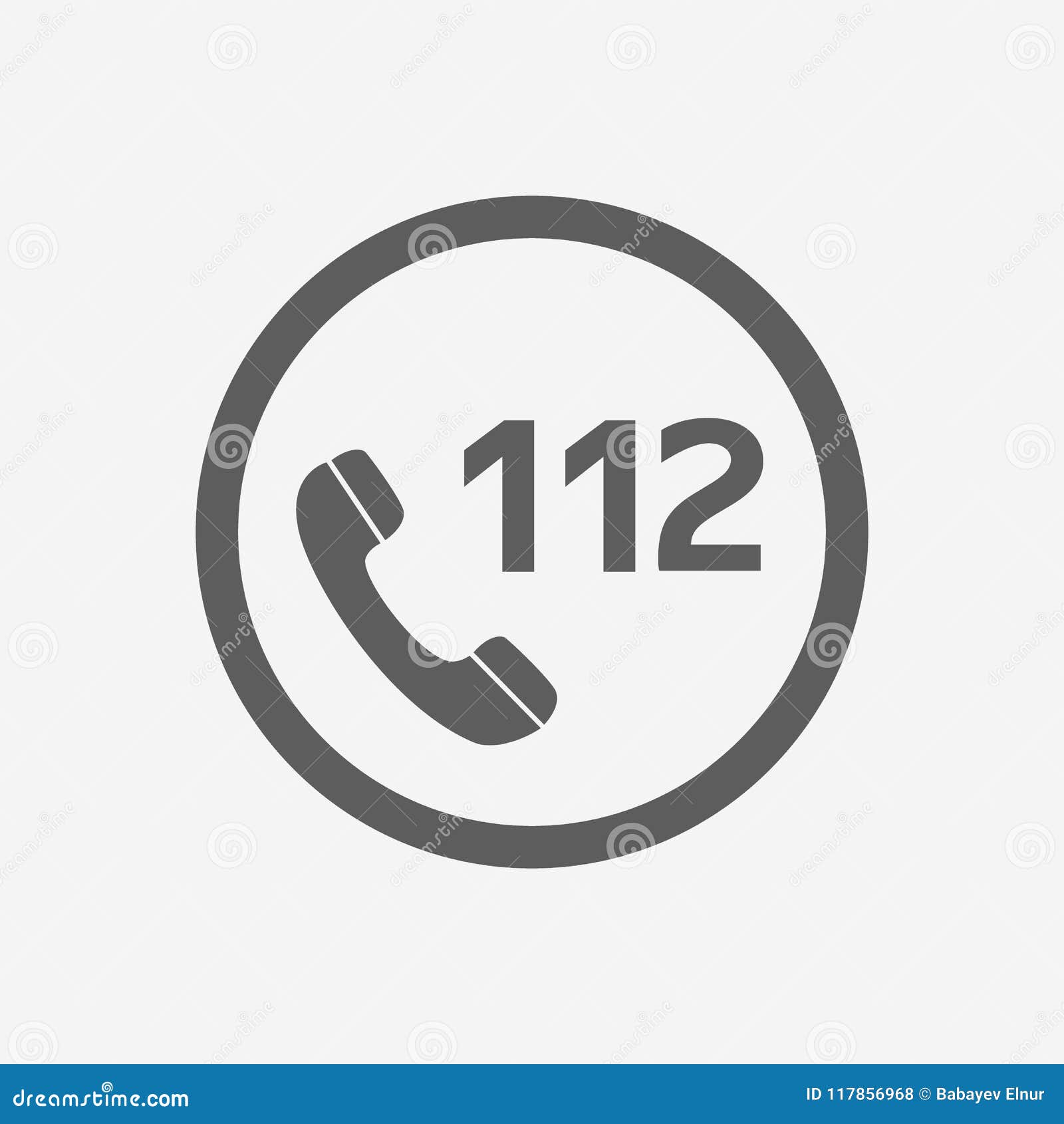 112 Emergency Call Vector Icon Illustration for Web and Mobile App ...