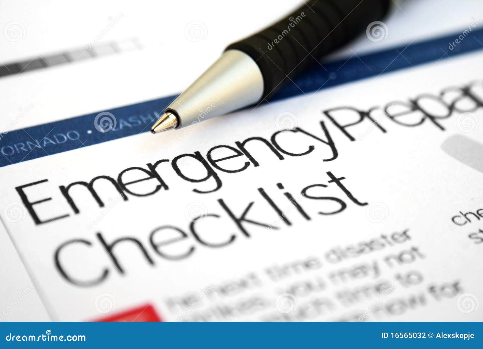 Emergency checklist stock photo. Image of hear, illness - 16565032