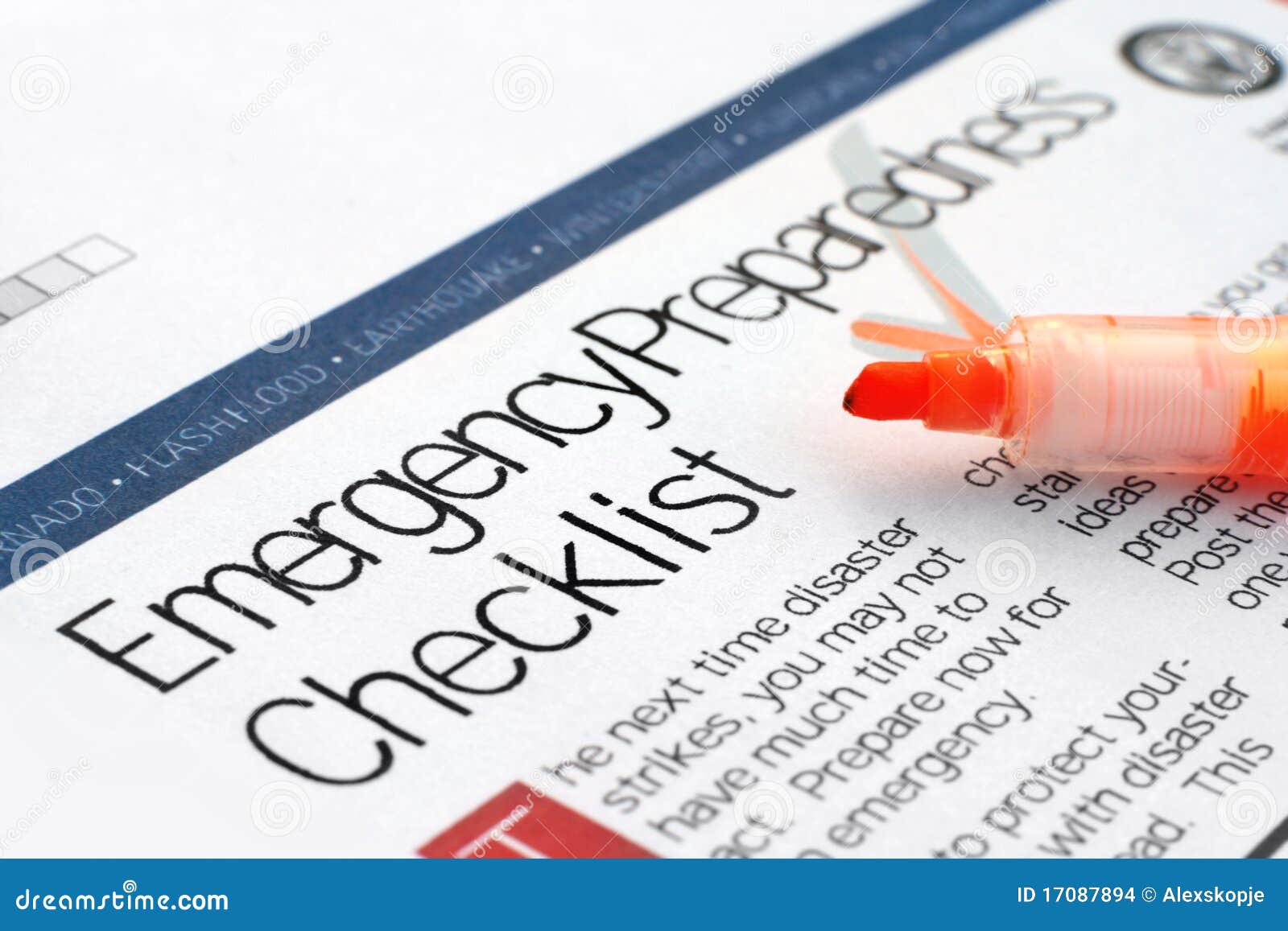Emergency checklist stock photo. Image of cardiac, clinical - 17087894
