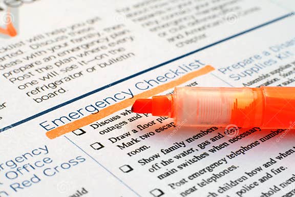 Emergency checklist stock photo. Image of diagnose, examine - 17267540