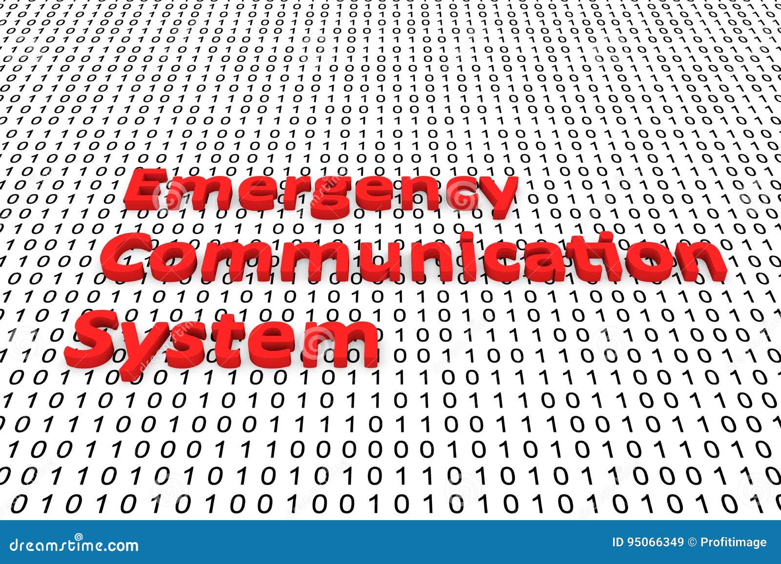 Emergency Communication System Stock Illustration - Illustration of ...