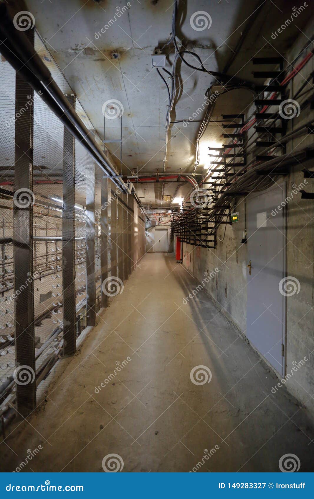 Emergency Corridor In The Tunnel Stock Photo | CartoonDealer.com #149283744