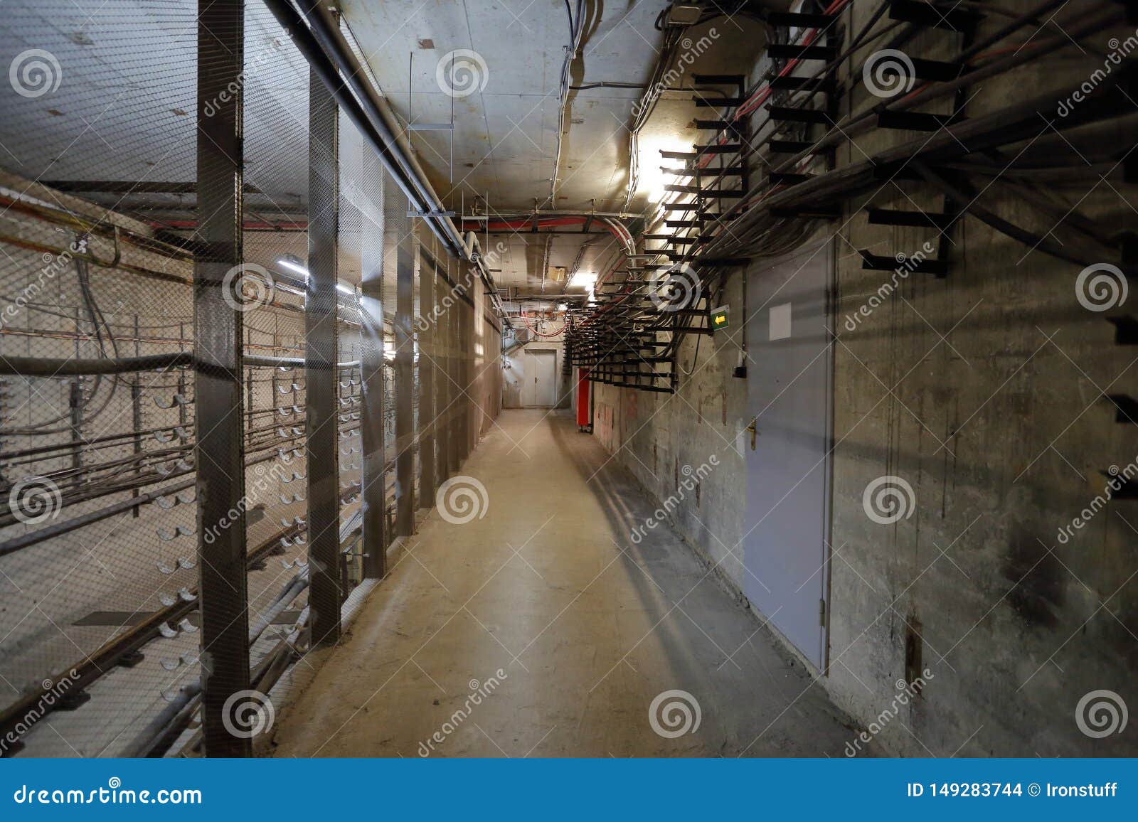 Emergency Corridor In The Tunnel Stock Photo | CartoonDealer.com #149283744