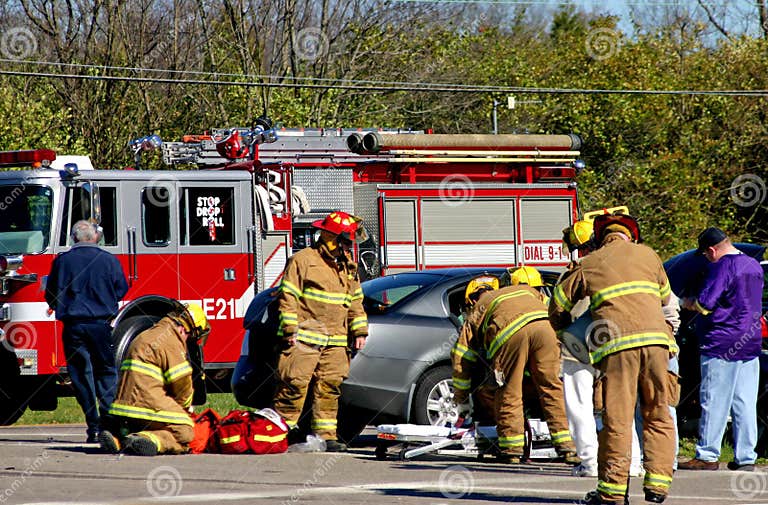 Emergency Crew on the Scene Editorial Photography - Image of disasters ...