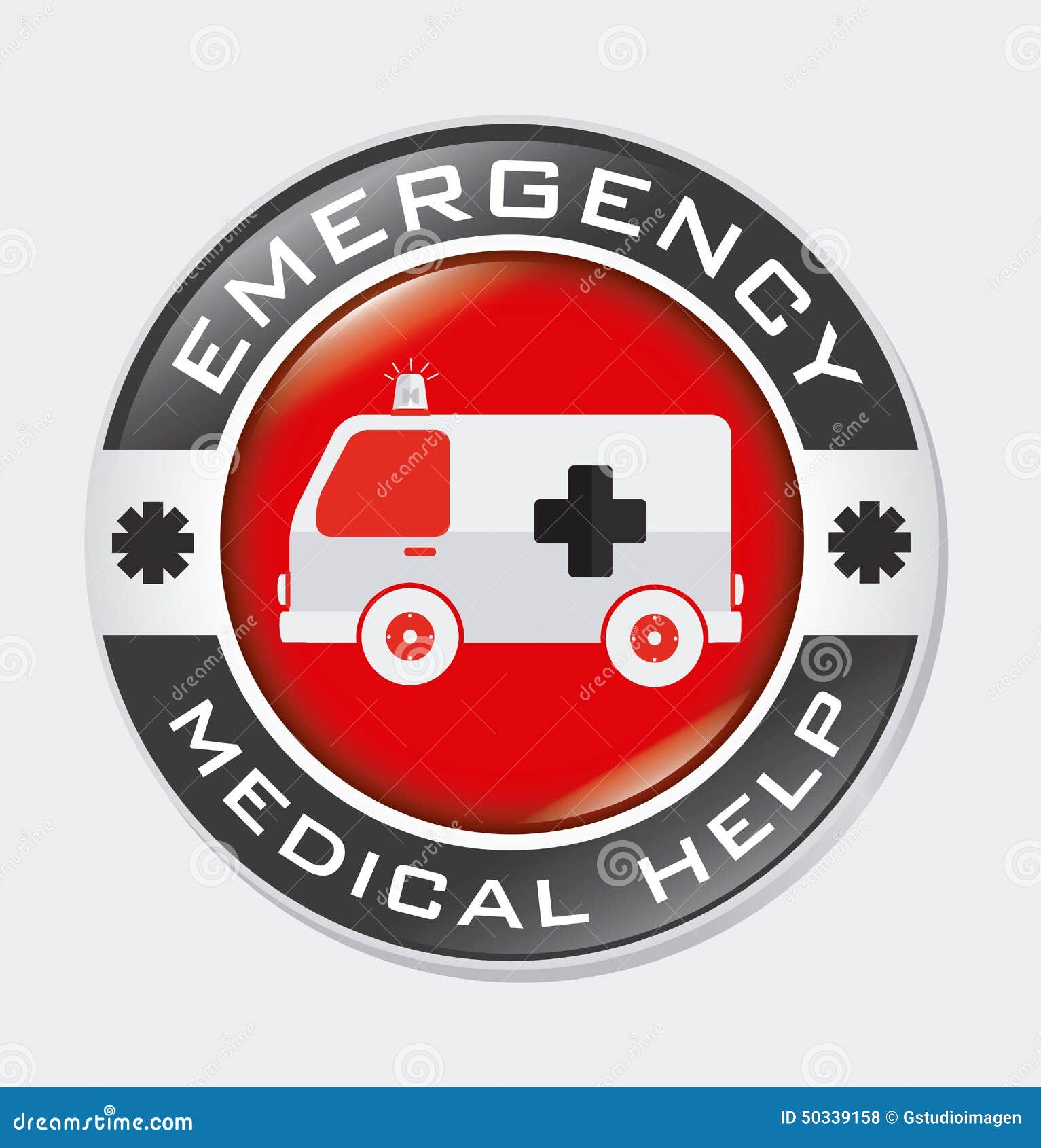 Emergency Design, Vector Illustration. Stock Vector - Illustration of ...