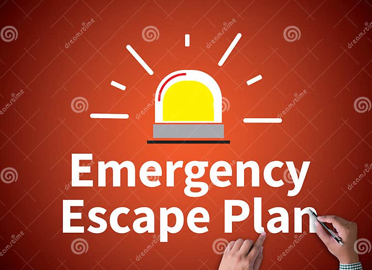 Emergency Escape Plan stock photo. Image of hurricane - 73884342